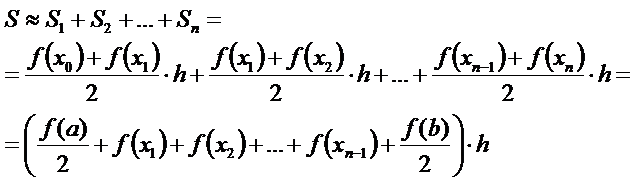 Līklīniju trapeces laukums