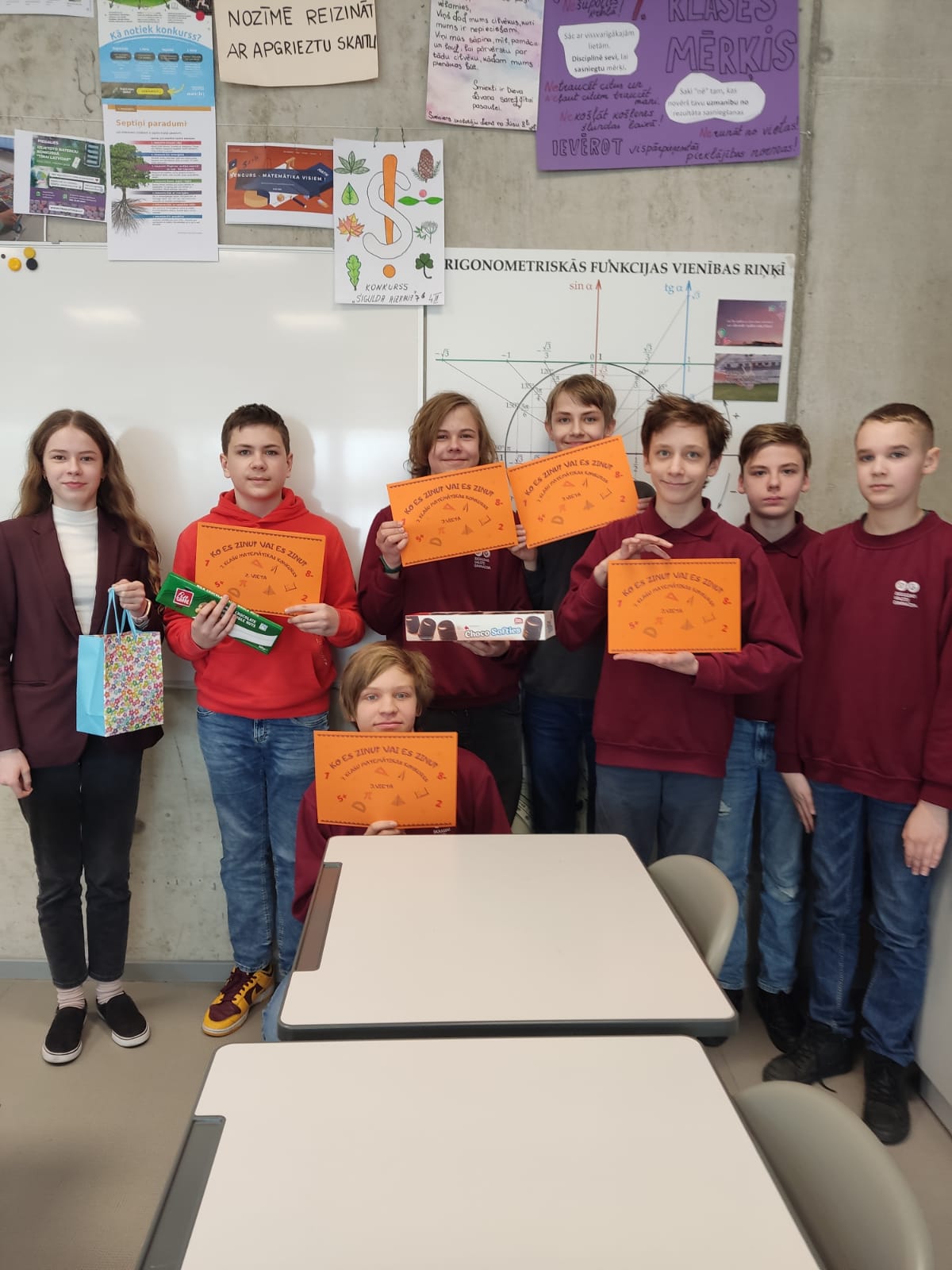 Matemātikas konkurss “Ko es zinu? Vai es zinu?” – SVĢ